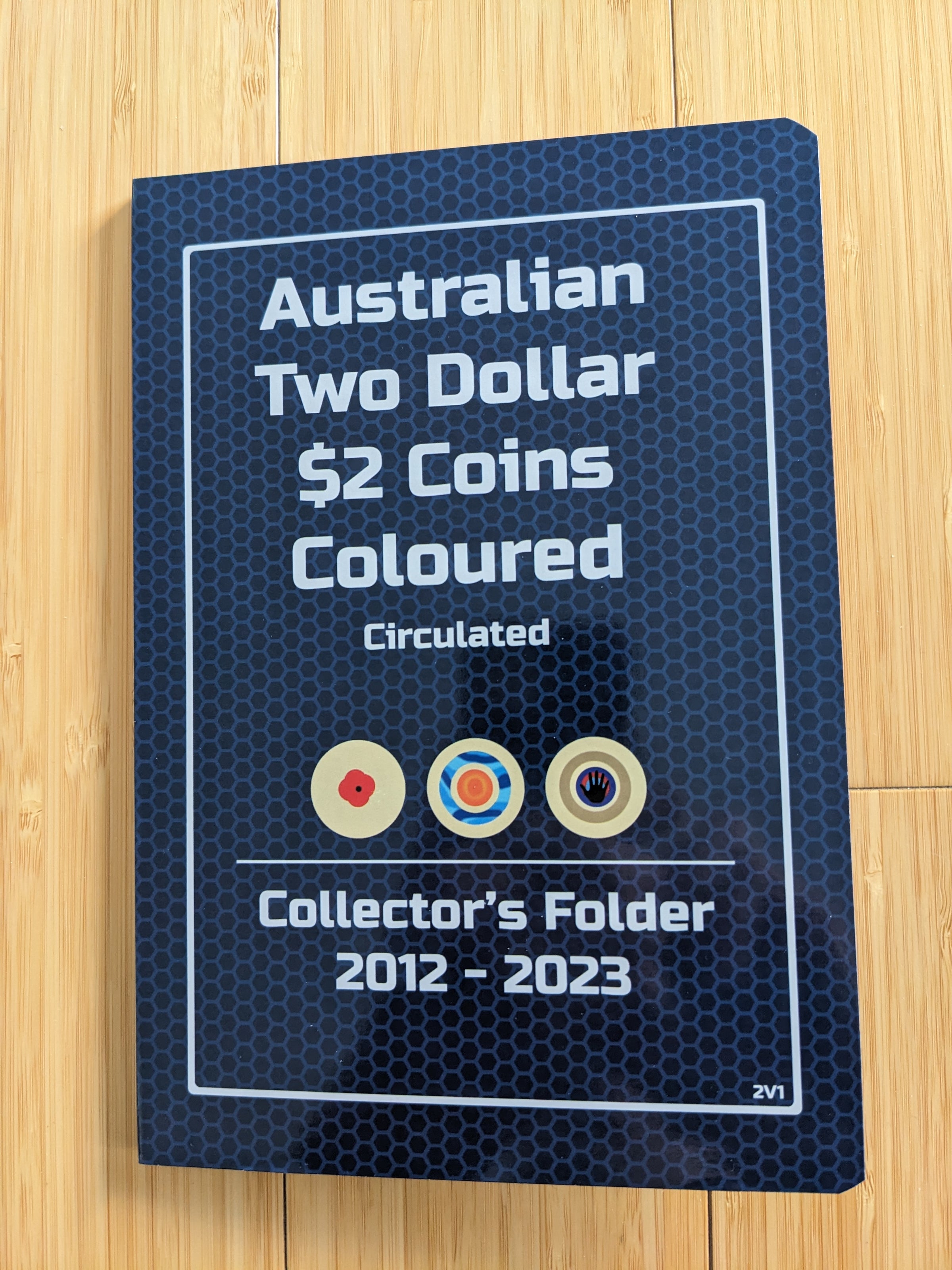 Australian Two Dollar Coloured Coin Album Folder | Australian Coin Album