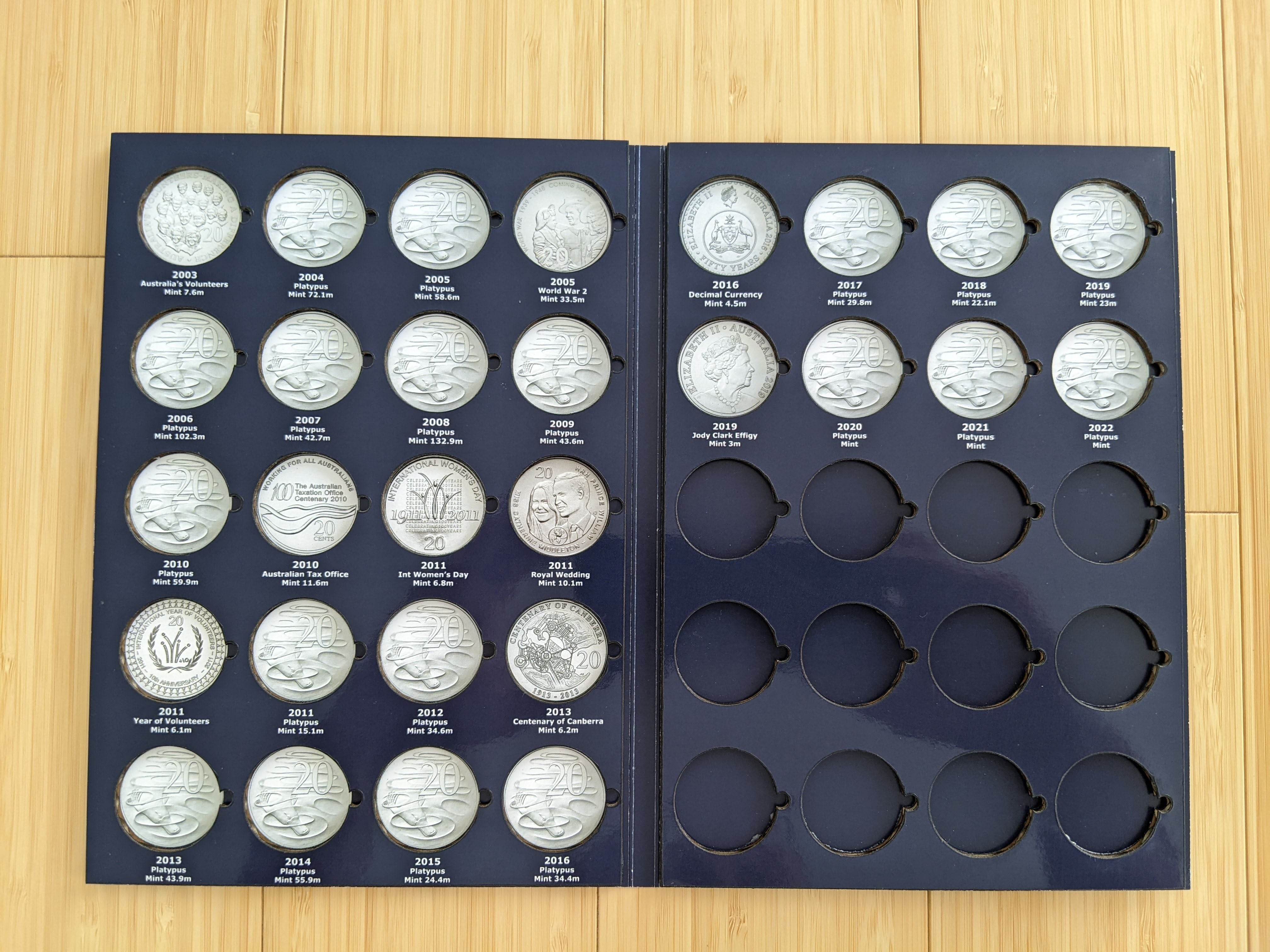 Twenty Cent Coin Album 20v2 | Australian Coin Album