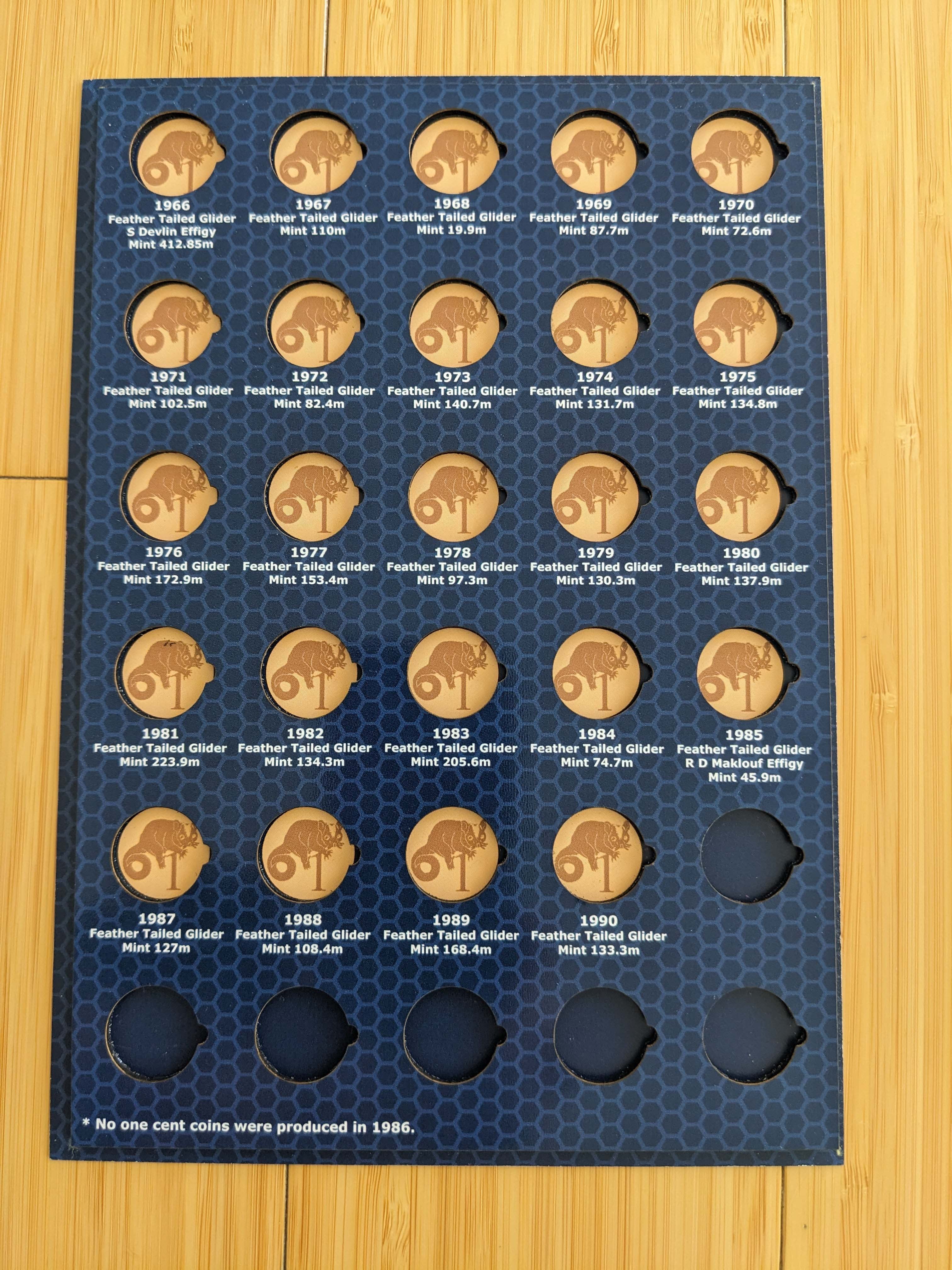 w1cv1s One Cent 1c Coin Album SLEEVE (NO COINS INCLUDED) | Australian ...