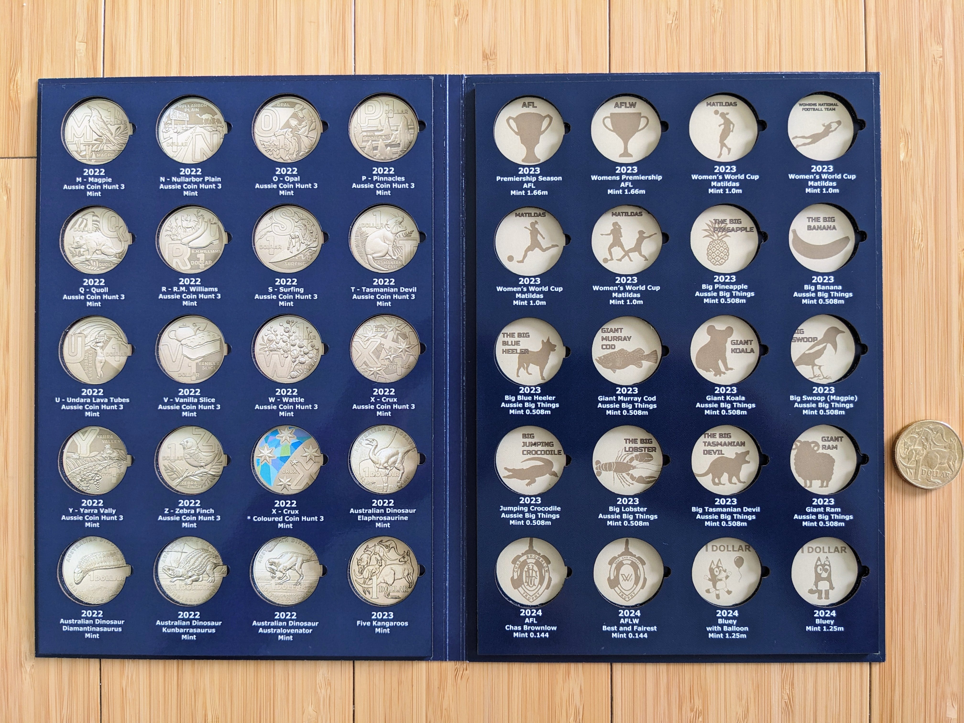 One Dollar Coin Album 1v4 | Australian Coin Album