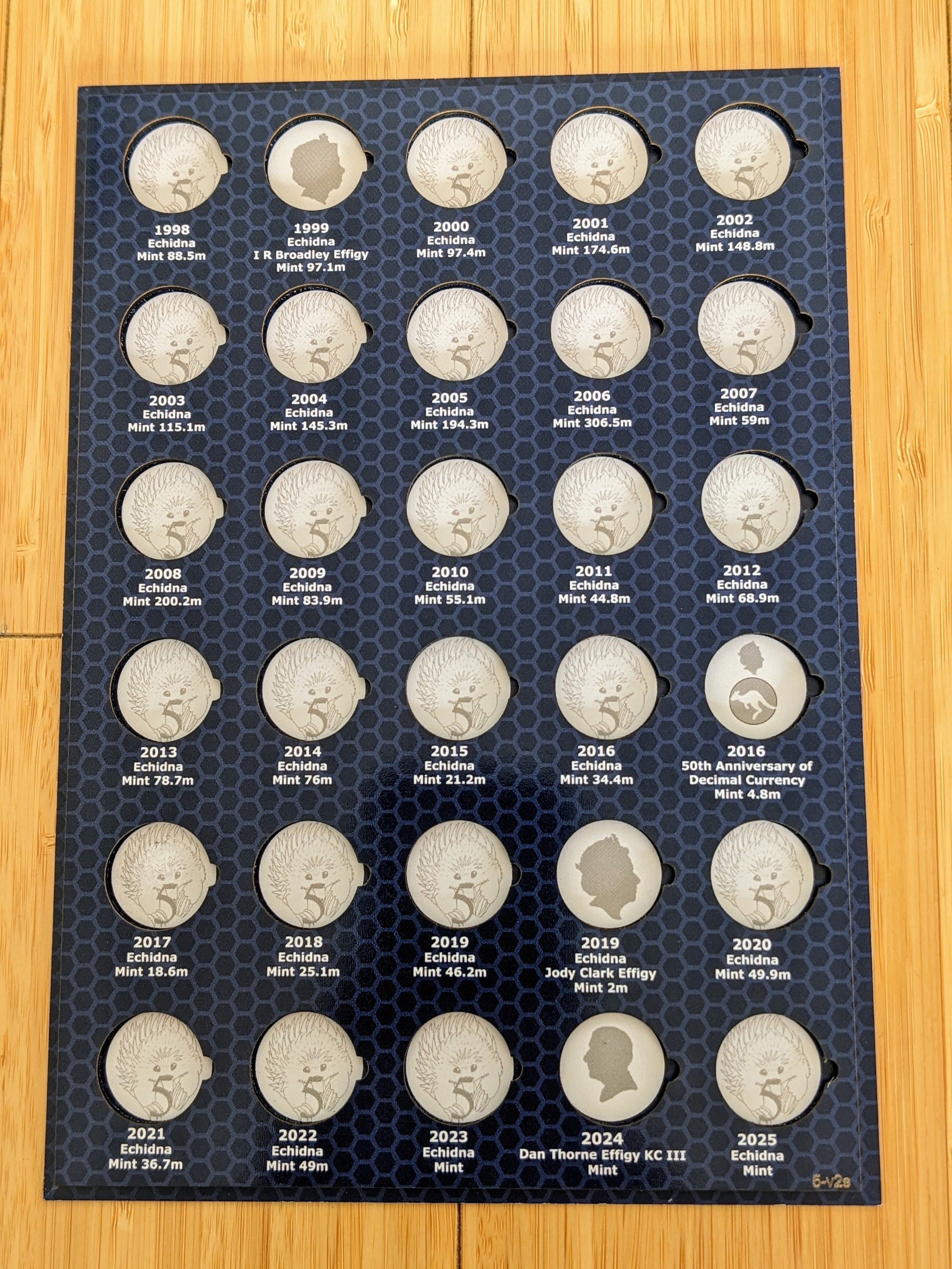 w5cv2s Five Cent 5c Coin Album SLEEVE Vol 2 (NO COINS INCLUDED ...